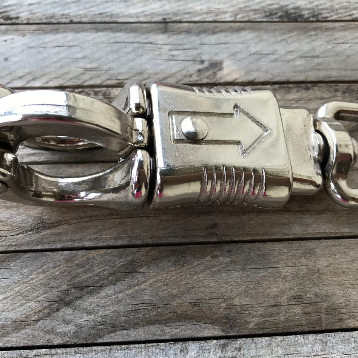 Nickel-Plated Panic Snap – 110mm Long, 3/4'' Square Eye - TCD Supplies