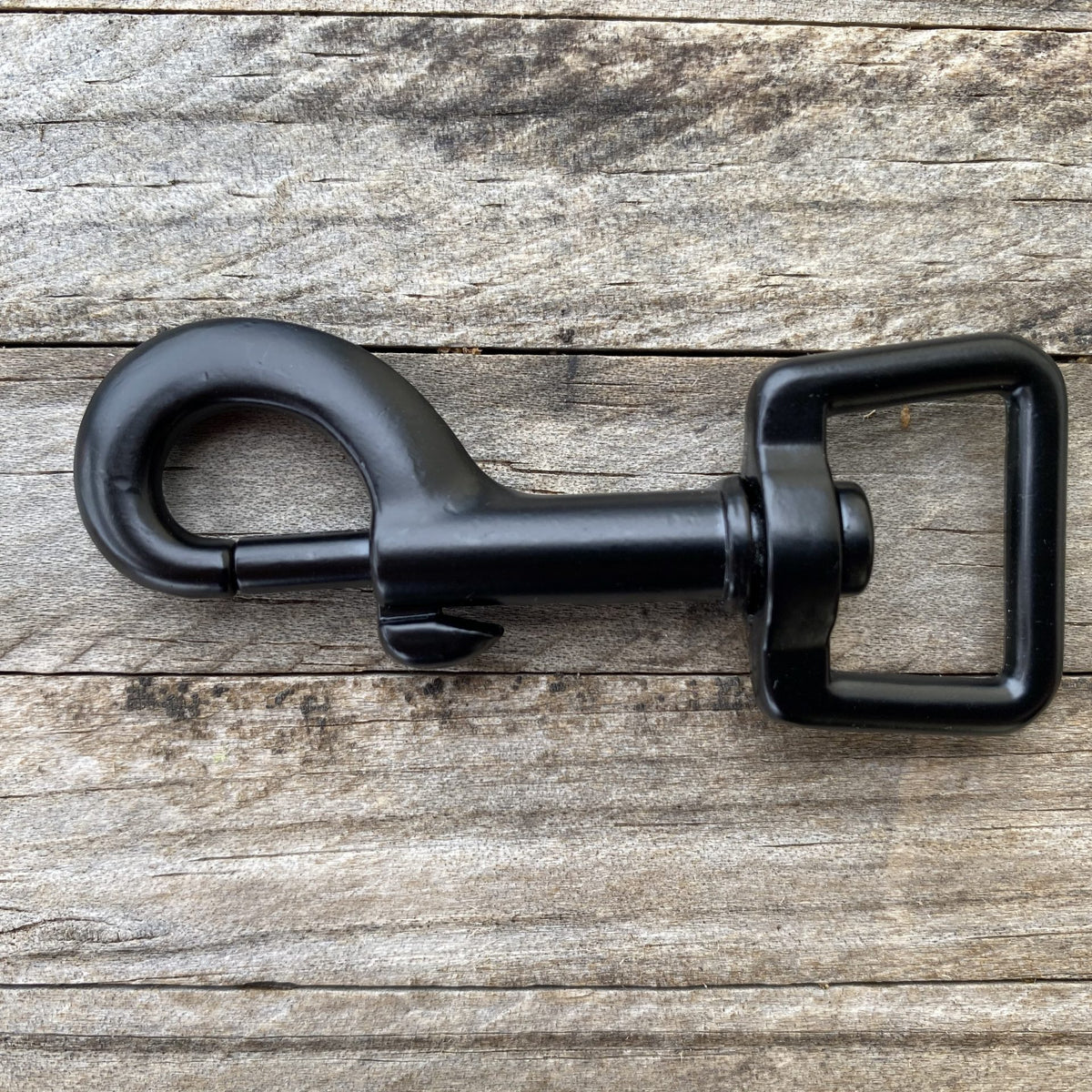 Snap Clip - 78mm Long - 20mm Square Eye - Black - TCD Supplies