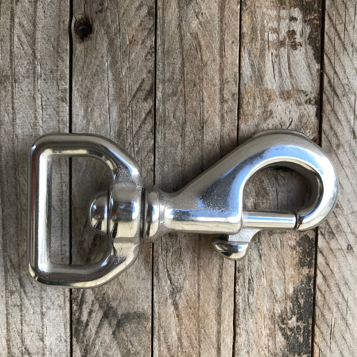 Stainless Steel Snap Clip – 80mm Long, 25mm Eye - TCD Supplies