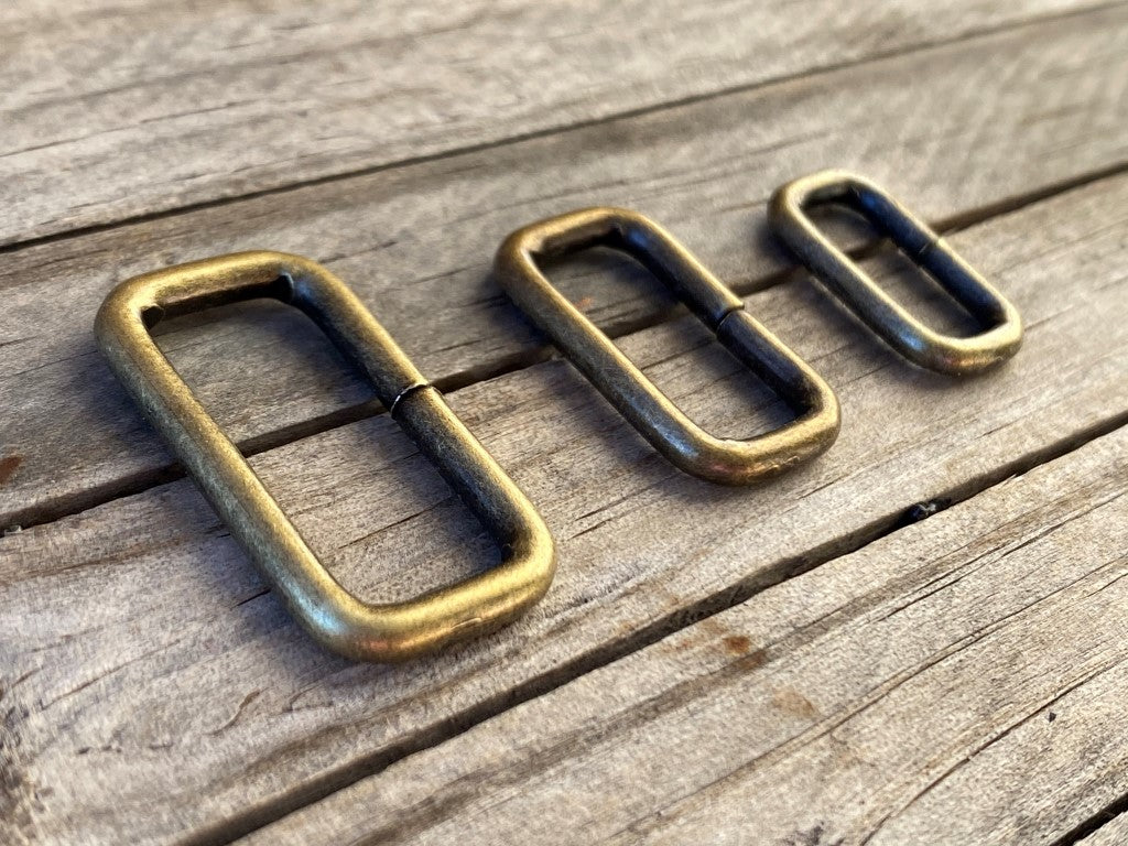 Antique Brass Tuck/Collar Loop – Multiple Sizes - TCD Supplies