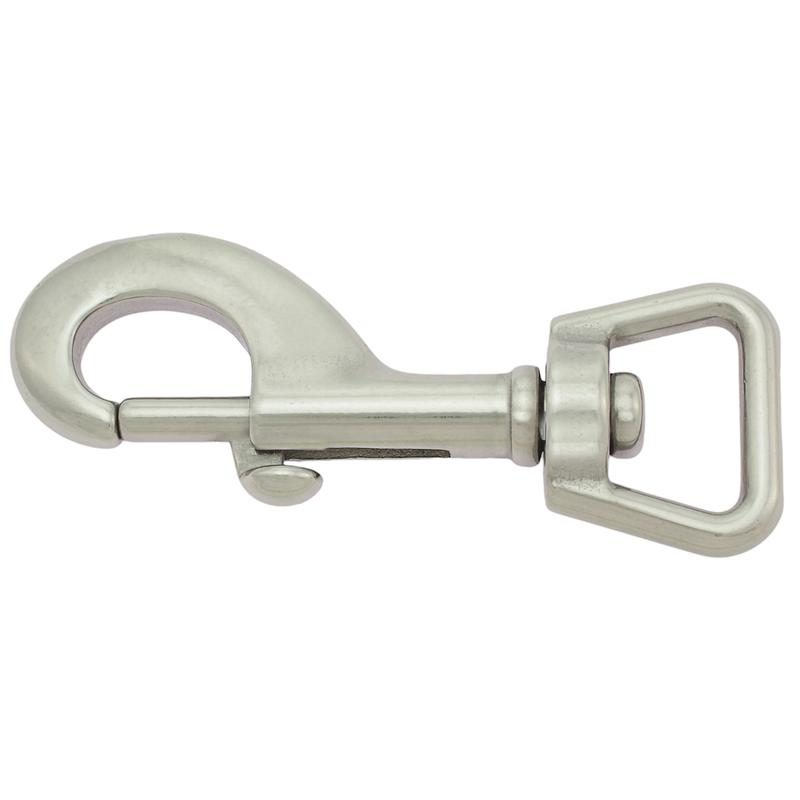 Stainless Steel Snap Clip – 82mm Long, 20mm Eye, 350kg Load - TCD Supplies